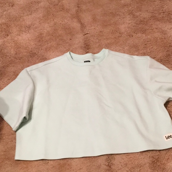 Lee | Tops | Ladies Lee Crop Top Shirt Mint Green Color Nwot Size Xl ...